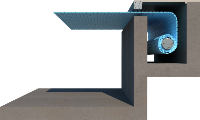 Liderpool underwater roller shutters
